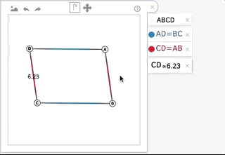 Using the geometry widget - click on items to expand